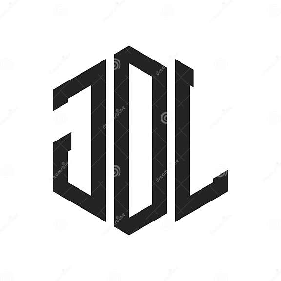 JDL Logo Design. Initial Letter JDL Monogram Logo Using Hexagon Shape ...