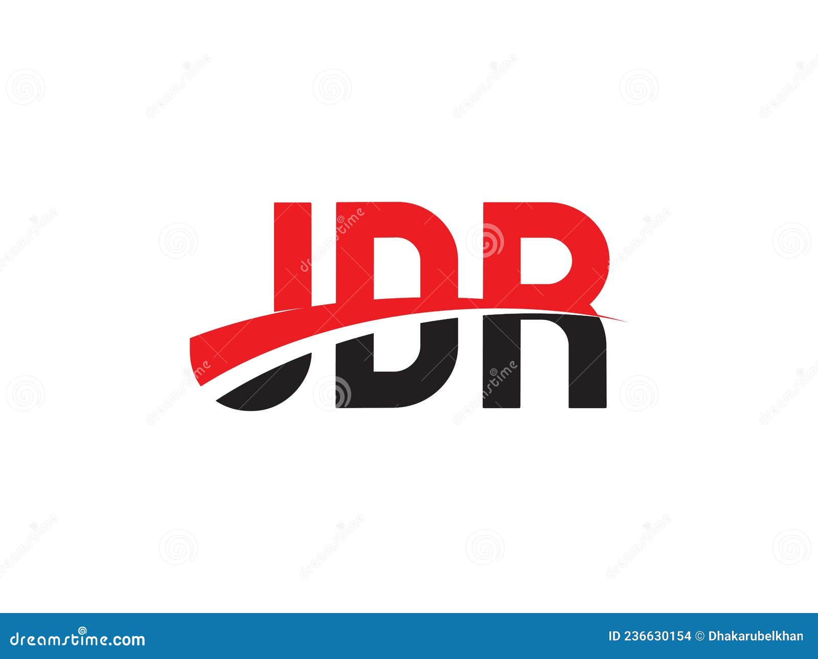 JDR Letter Initial Logo Design Vector Illustration Stock Vector ...