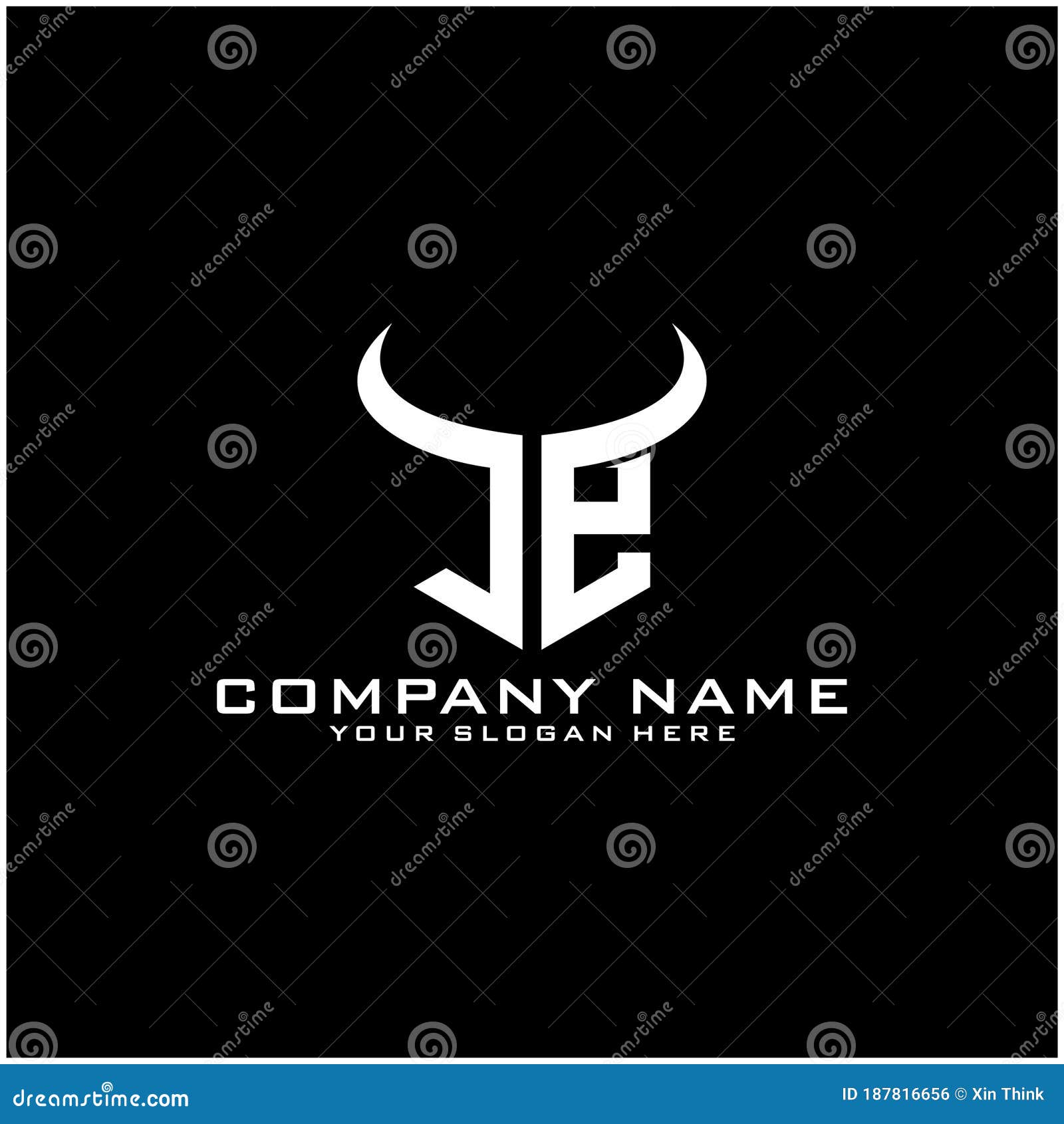 JE Letter Logo Icon Design Template Elements Stock Vector ...