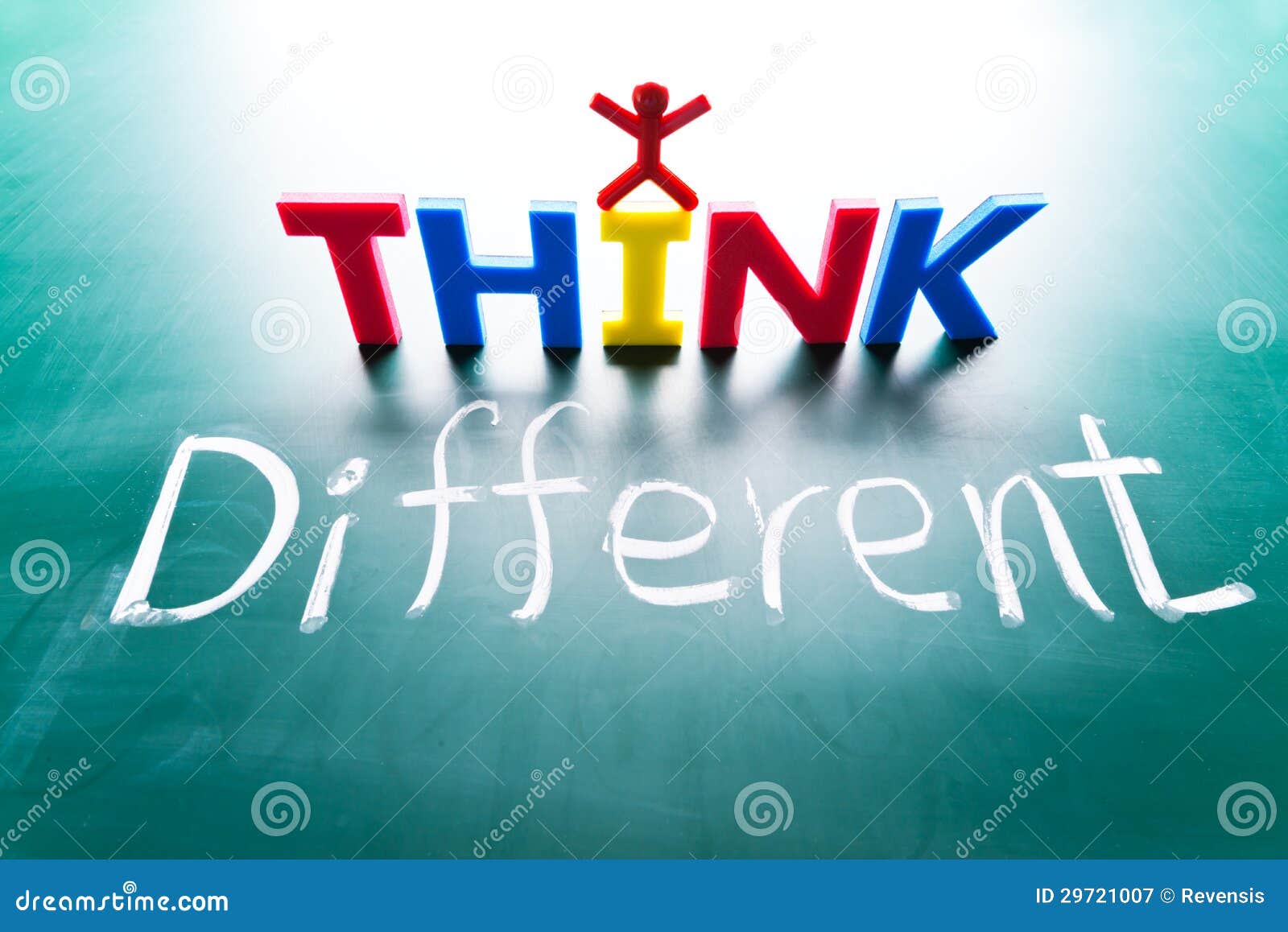 Je Pense Le Concept Différent Illustration Stock - Illustration du ...