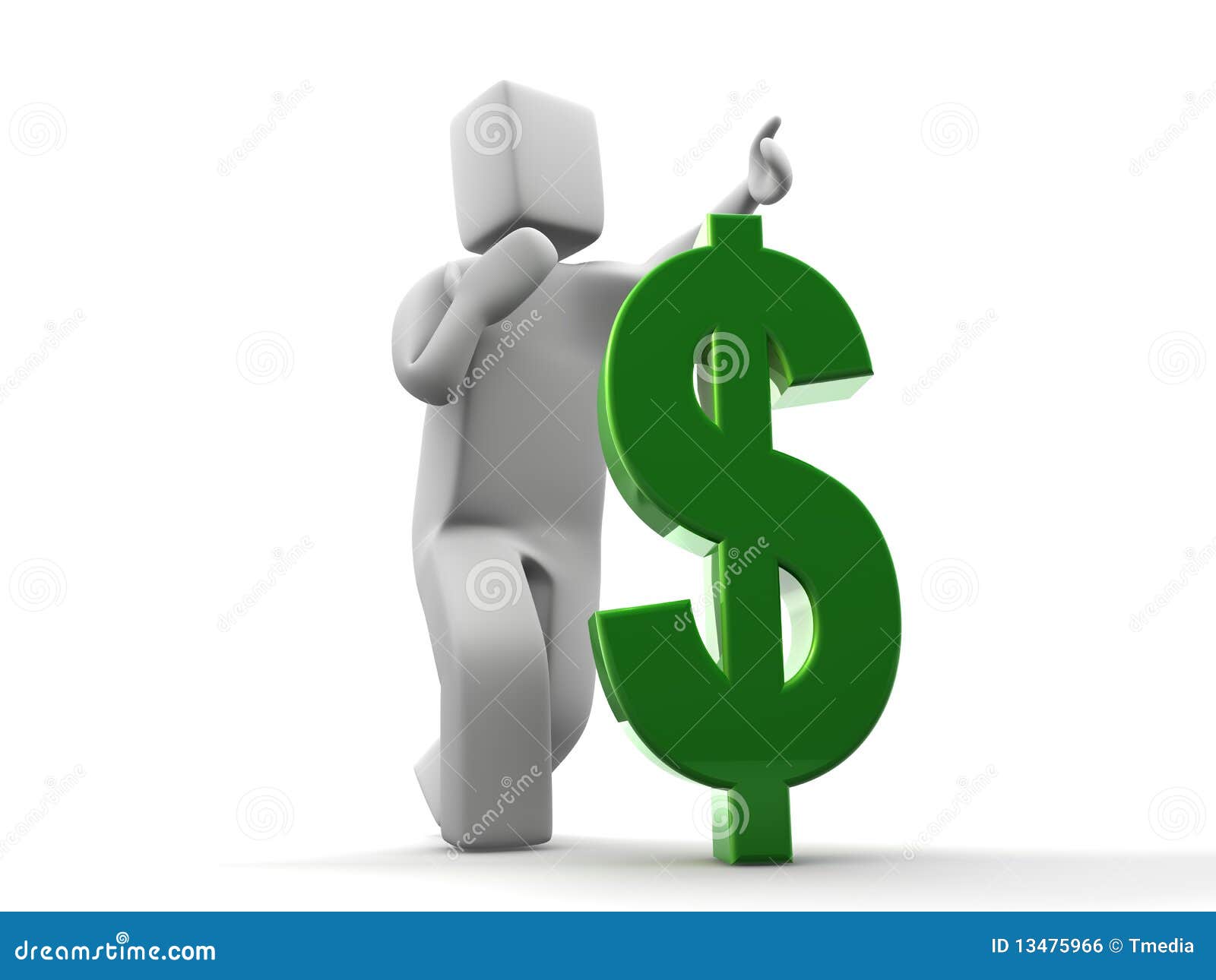 Je suis riche illustration stock. Illustration du métaphore - 13475966