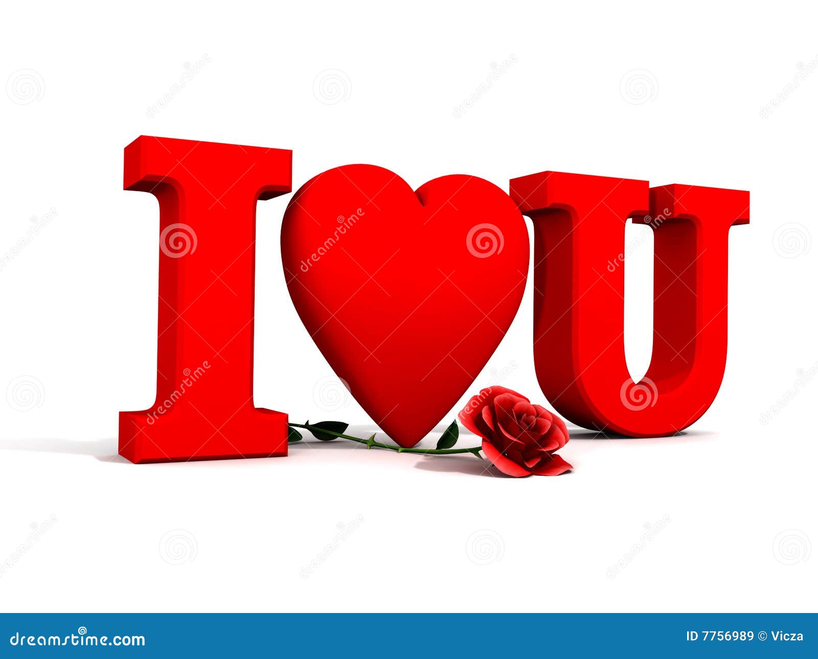 Je vous aime rose illustration stock. Illustration du romantique - 7756989