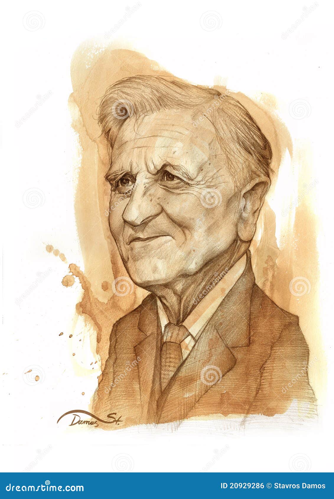 Portrait Of Jean-Jacques Rousseau, Famous French Philosopher Of The ...