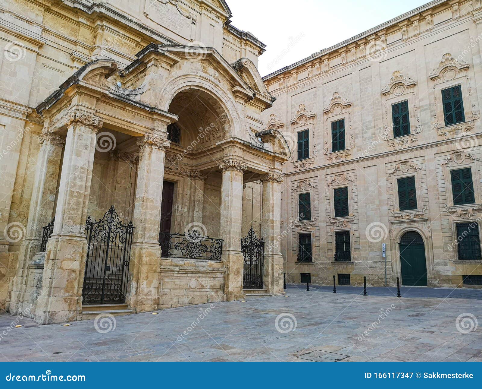 Jean De Valette Square at Malta Stock Image - Image of culture, europe ...