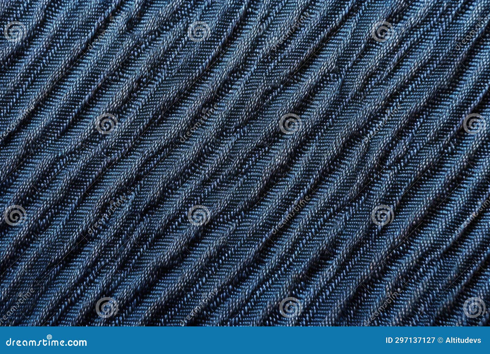 Jean Fabric with a Close-up Stitch Pattern Stock Image - Image of ...