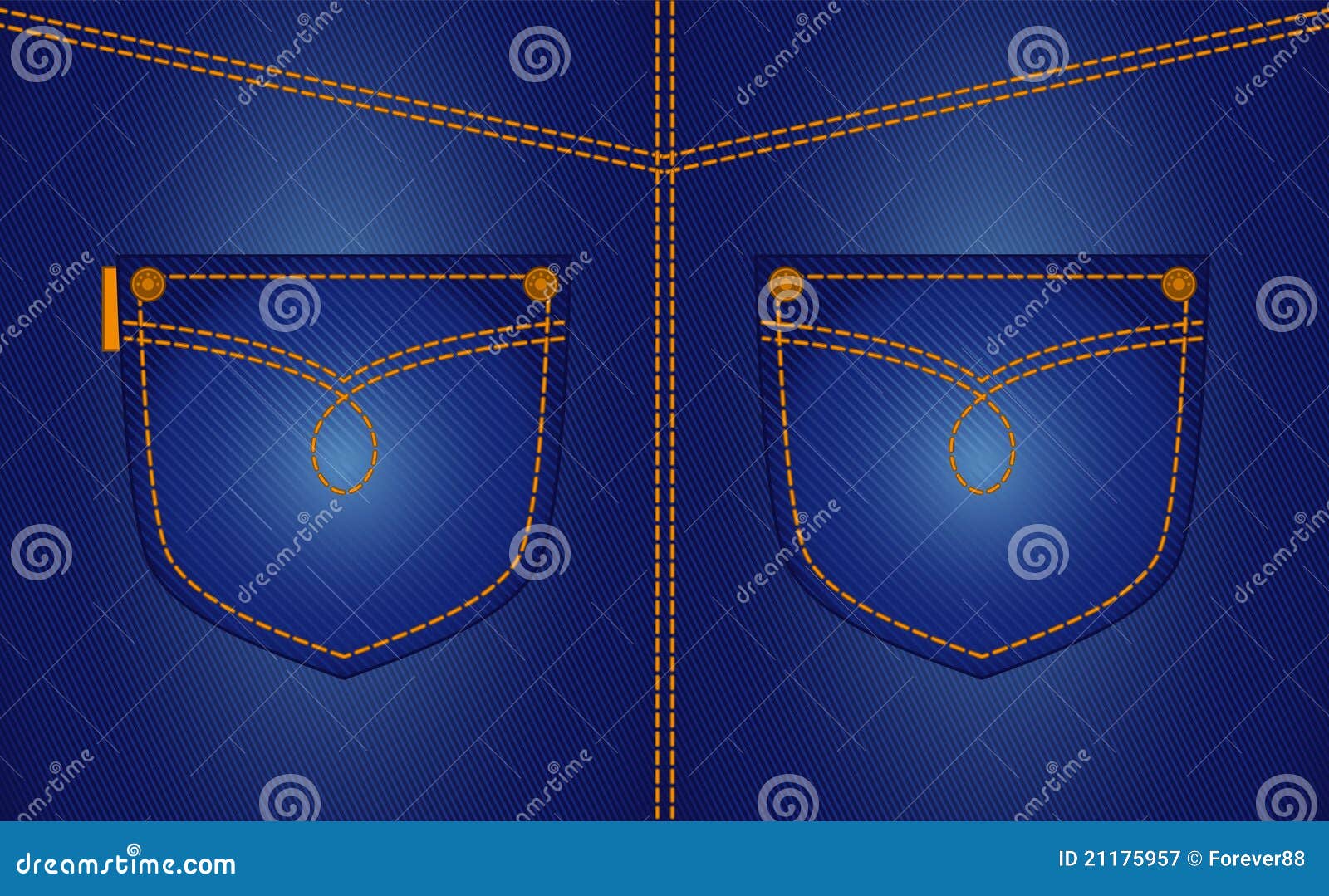 Jean pockets stock vector. Illustration of beautiful - 21175957