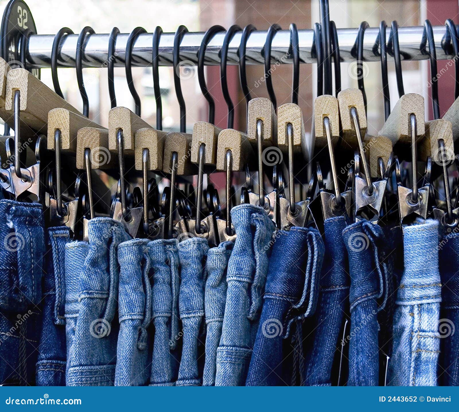 Jeans stock photo. Image of fashion, wooden, legs, retail - 2443652