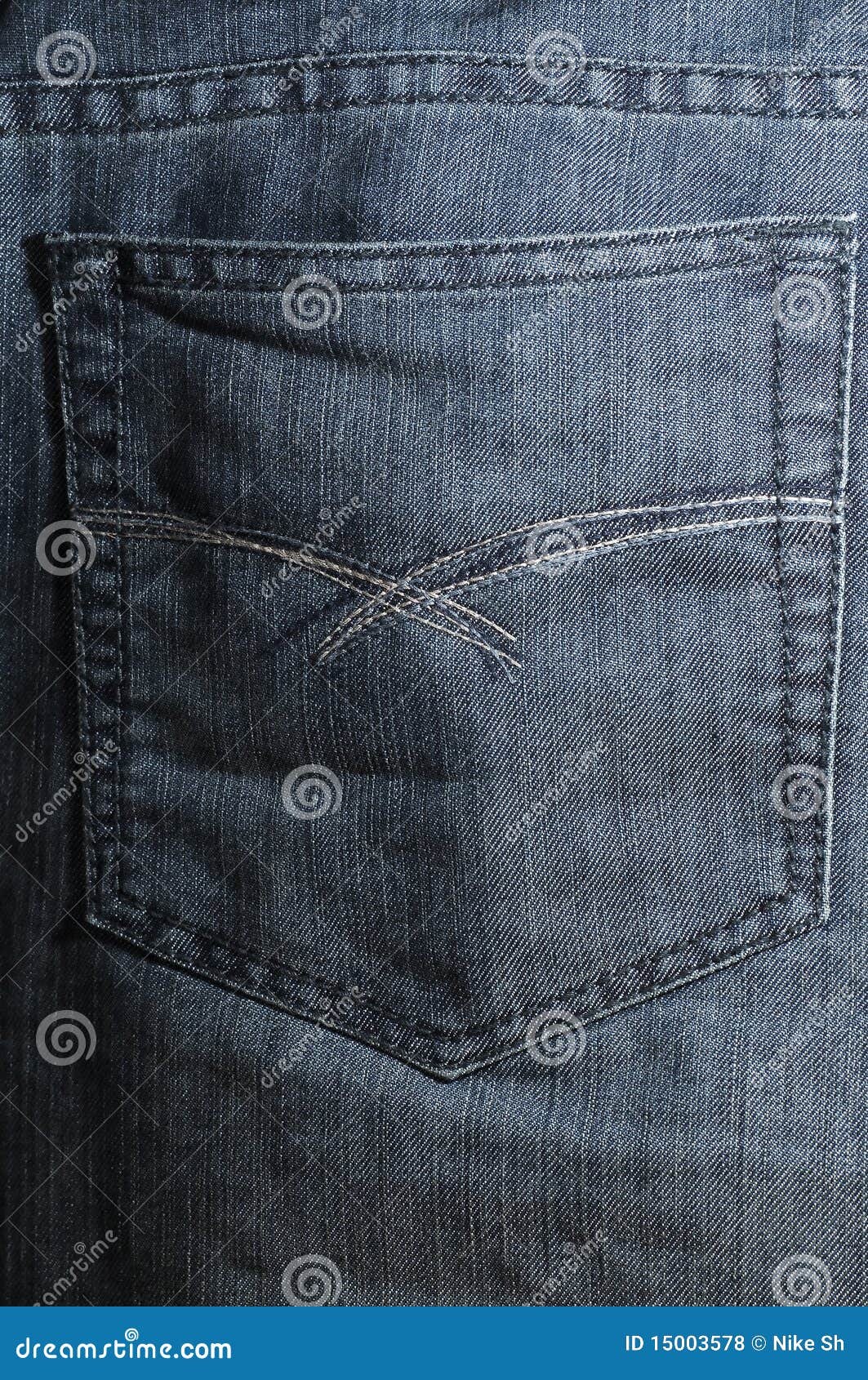 Jeans back pocket stock photo. Image of jean, macro, sewing - 15003578