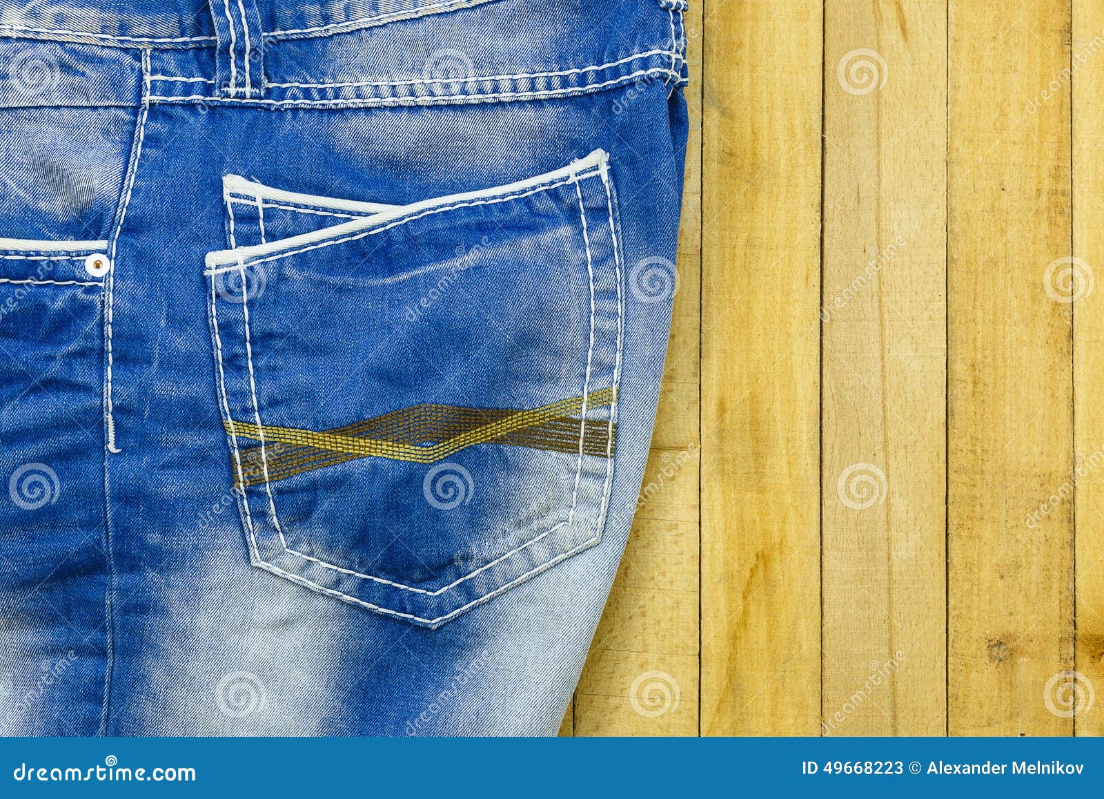 Jeans on the boards stock image. Image of boards, elementary - 49668223