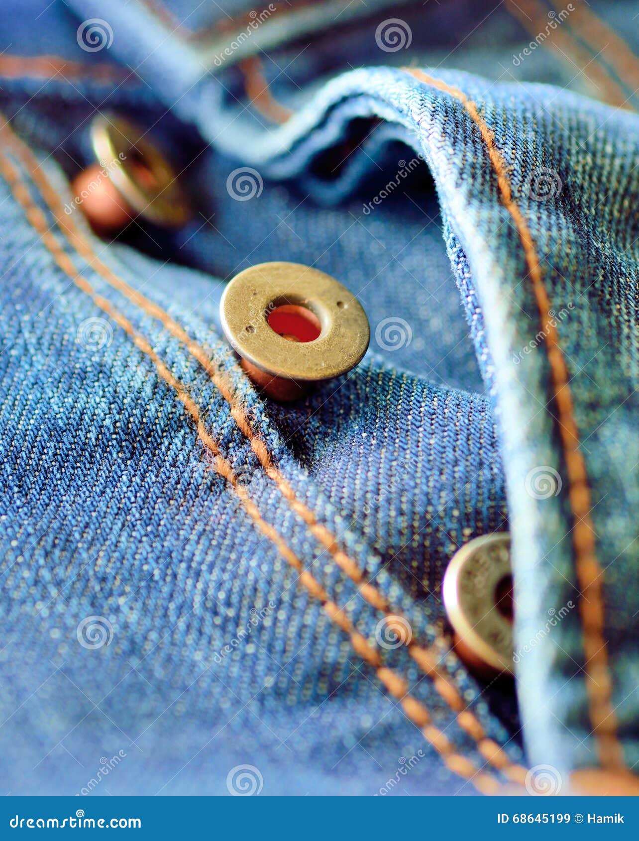 Jeans buttons on fly stock image. Image of canvas, clothing - 68645199