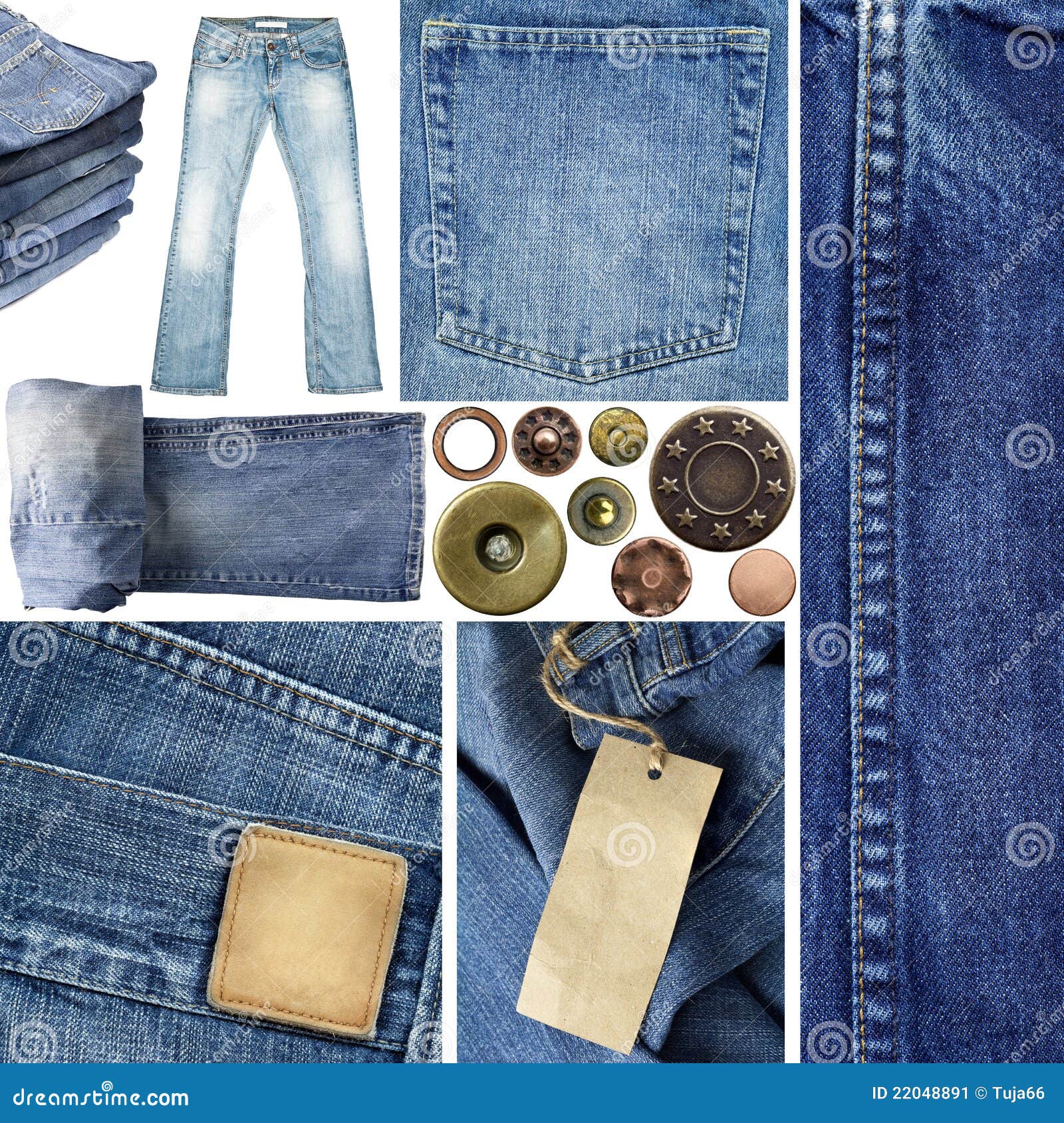Jeans collage stock image. Image of paper, clothes, jeans - 22048891