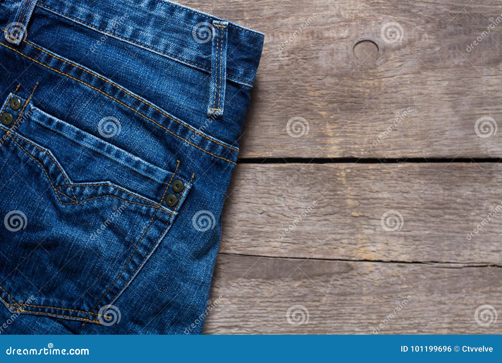 Jeans Denim Pile Stacked on Wood Stock Photo - Image of garment ...