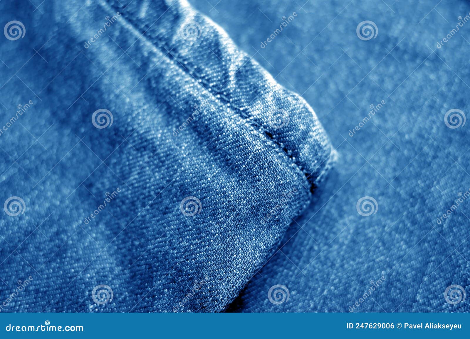 Jeans Denim Texture with Blur Effect in Navy Blue Tone Stock Photo ...