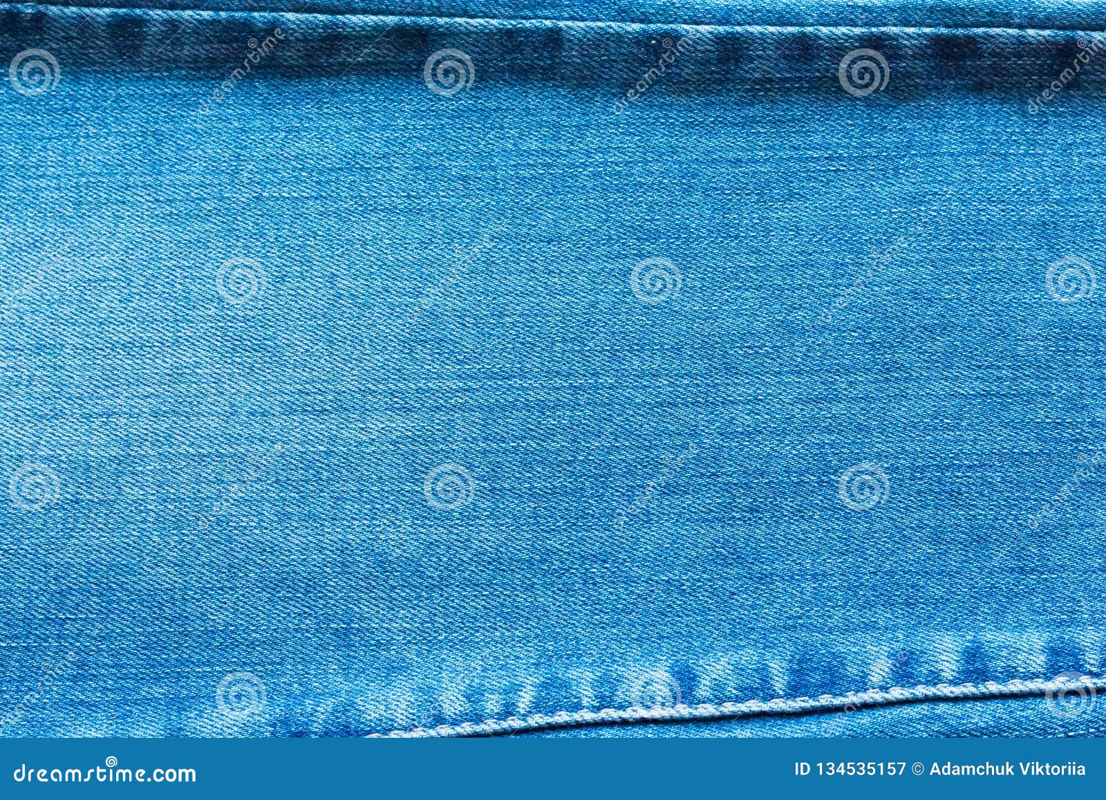 Jeans Denim Texture with Seams on Top and Bottom, Background, Texture ...