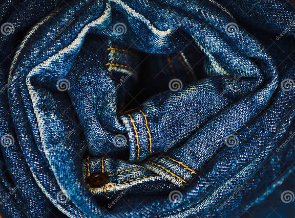 The rumpled jeans stock photo. Image of denim, texture - 52836588