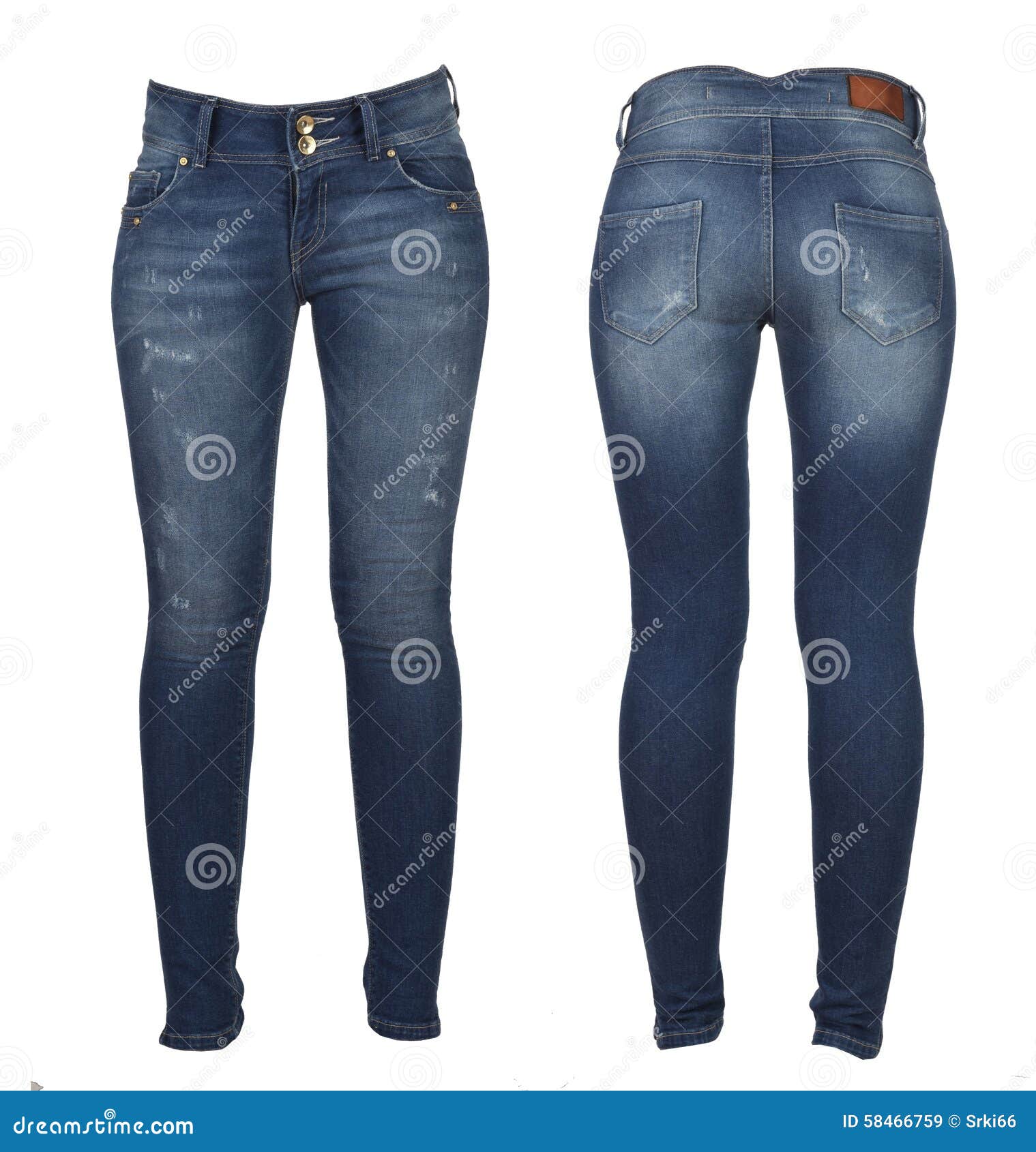 Jeans stock image. Image of studio, denim, fashion, full - 58466759