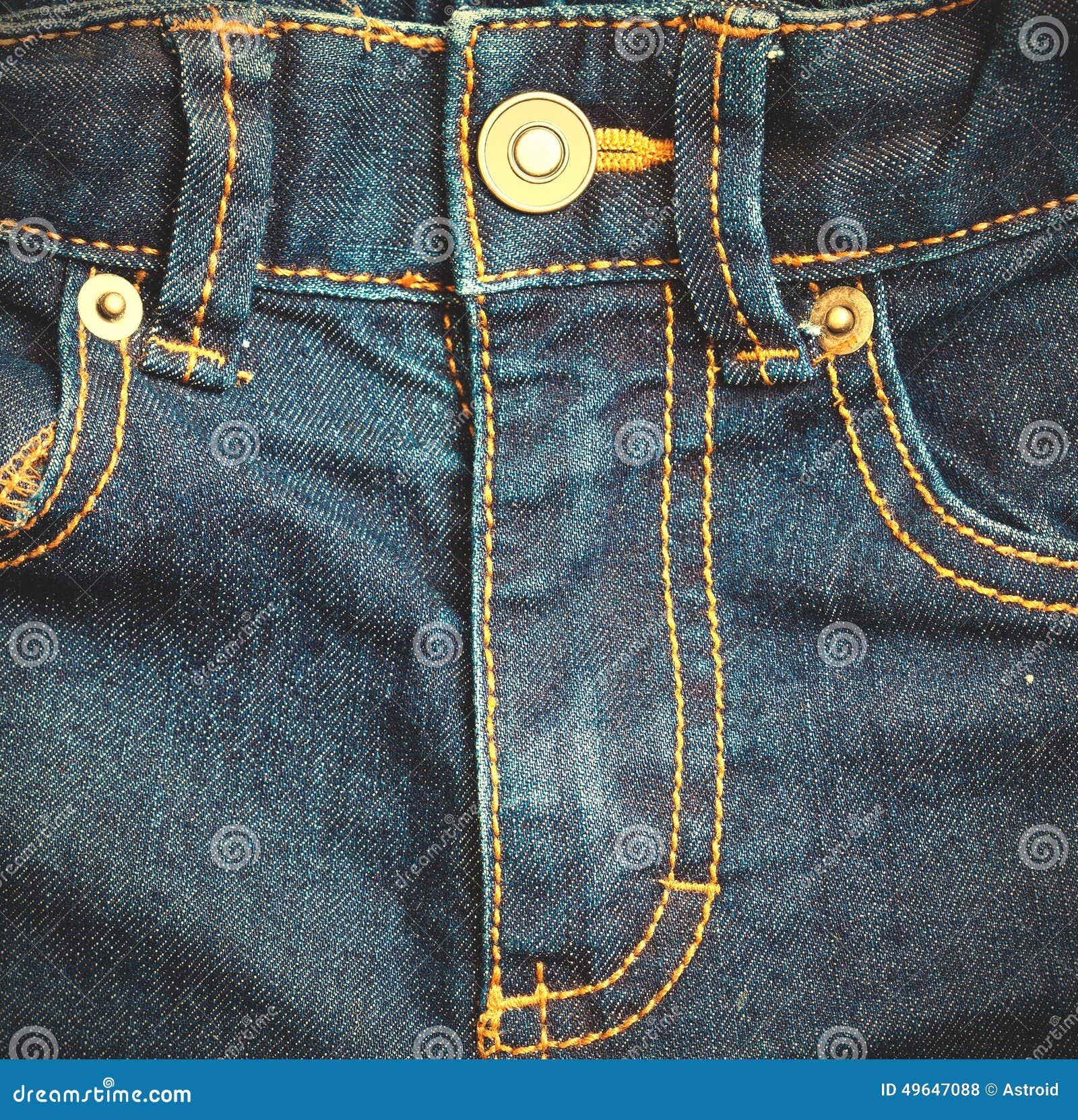 Jeans front view stock photo. Image of jeans, aged, trend - 49647088