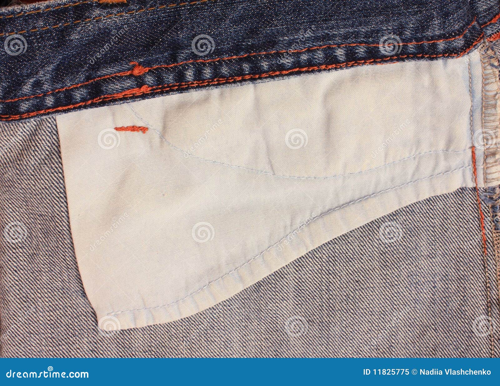 Jeans inside stock image. Image of stitch, pocket, close - 11825775