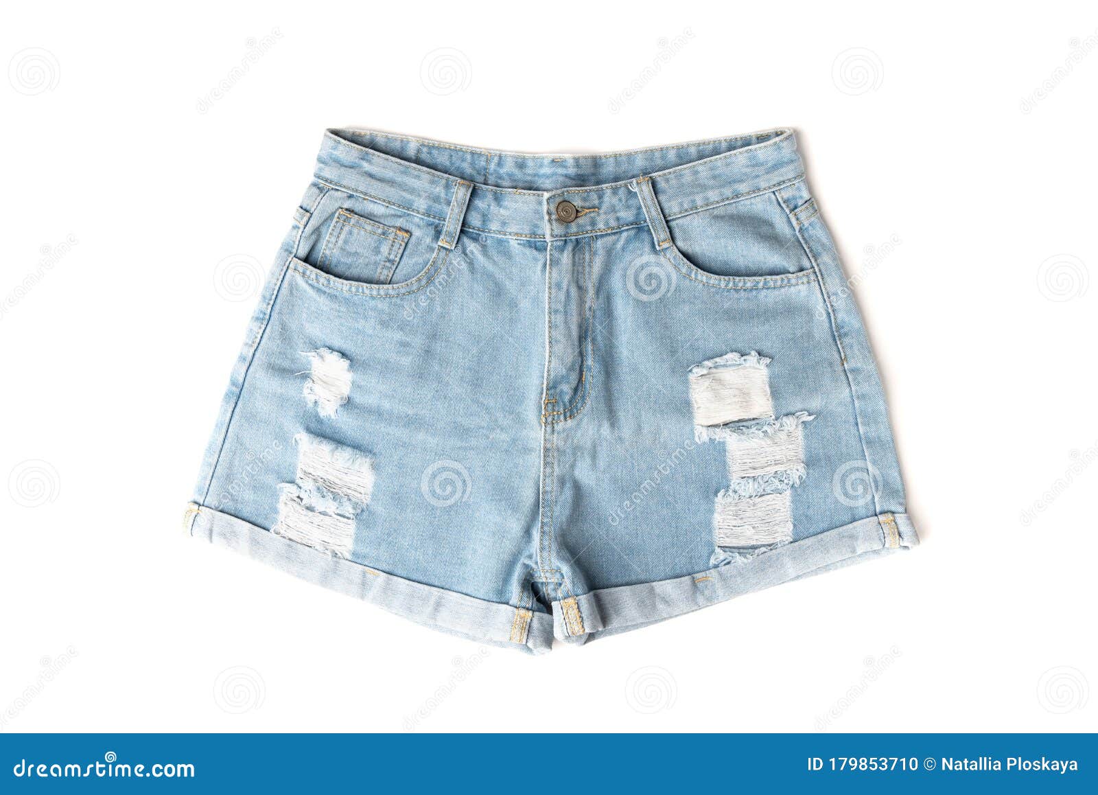 Jeans Isolated on White Background Stock Photo - Image of denim, pair ...