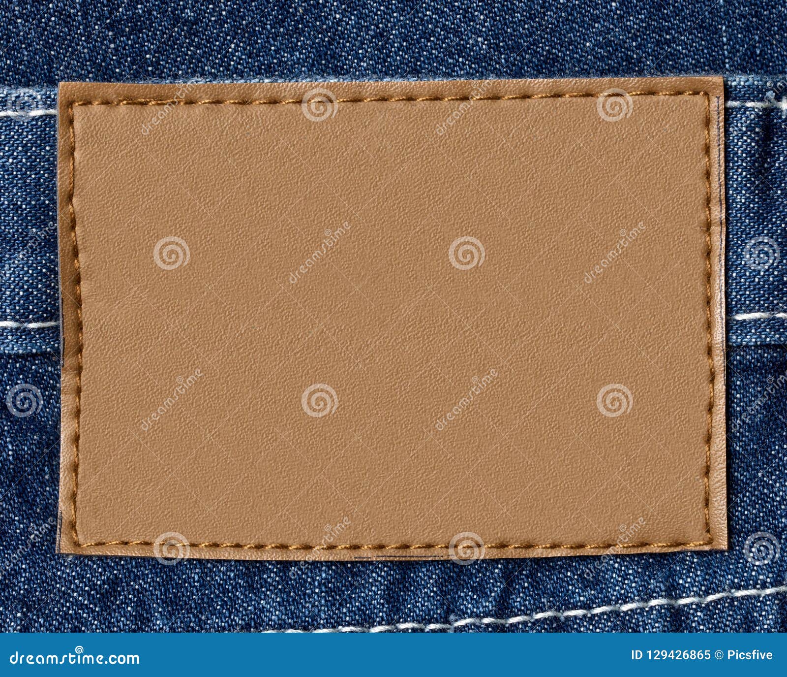 Jeans label clothing tag stock image. Image of classic - 129426865