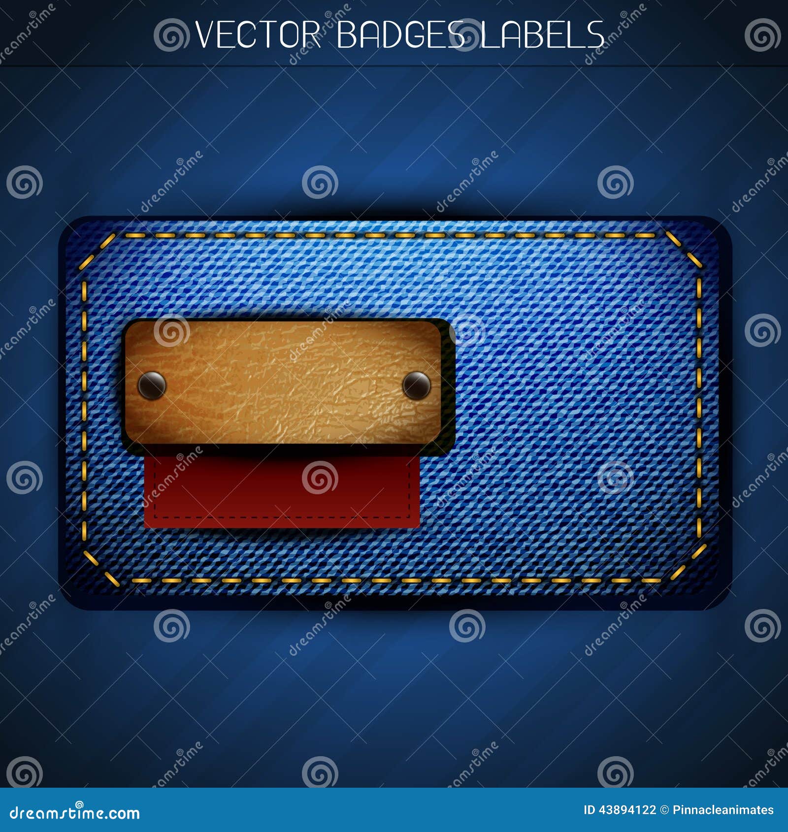 Jeans label design stock vector. Illustration of casual - 43894122