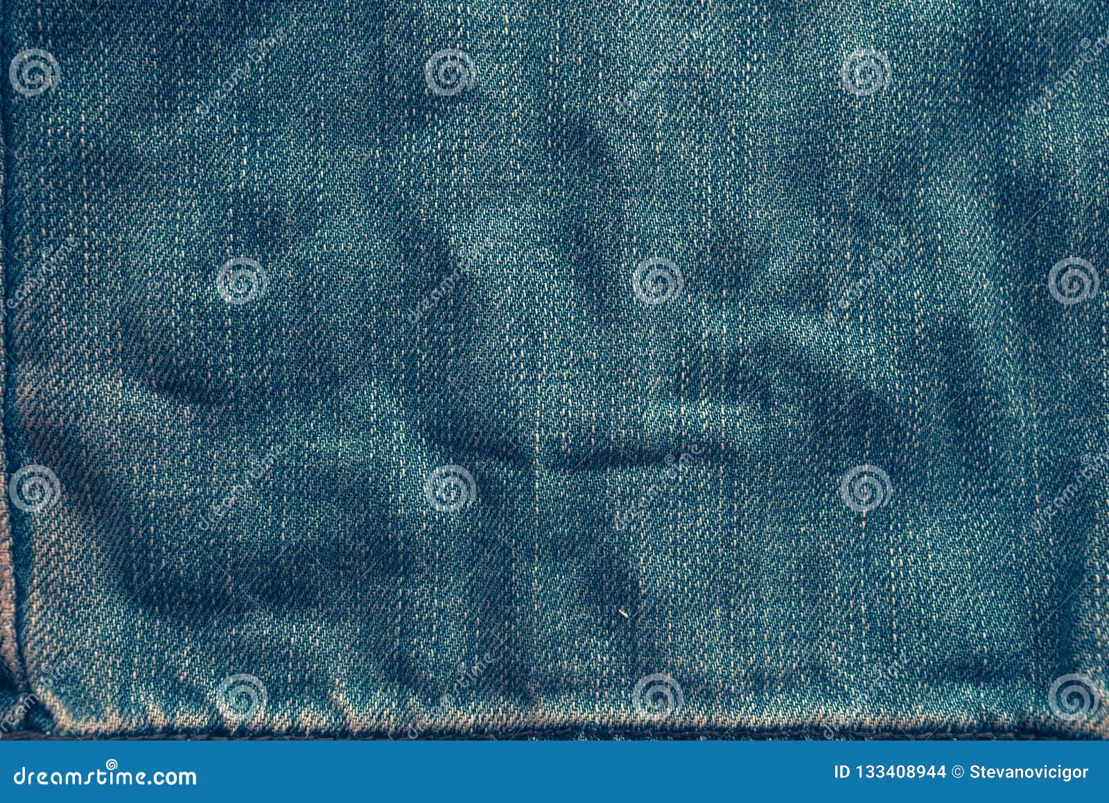 Jeans Pattern Background, Worn Denim Material Texture Stock Photo ...