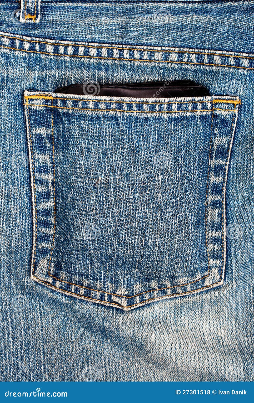 Jeans pocket stock photo. Image of back, clothes, seam - 27301518