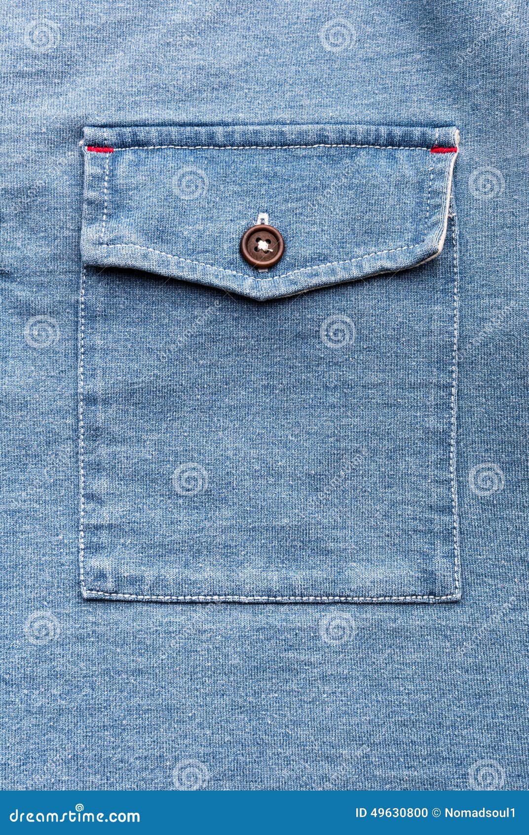 Jeans pocket with button stock photo. Image of handmade - 49630800