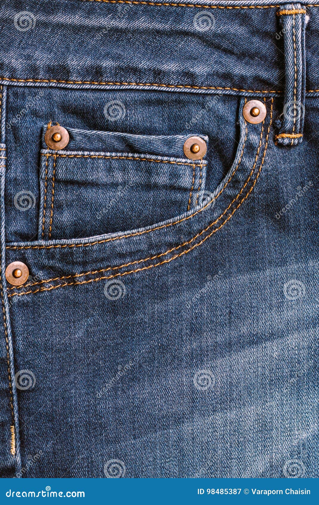 Jeans pocket. stock image. Image of pocket, blue, casual - 98485387