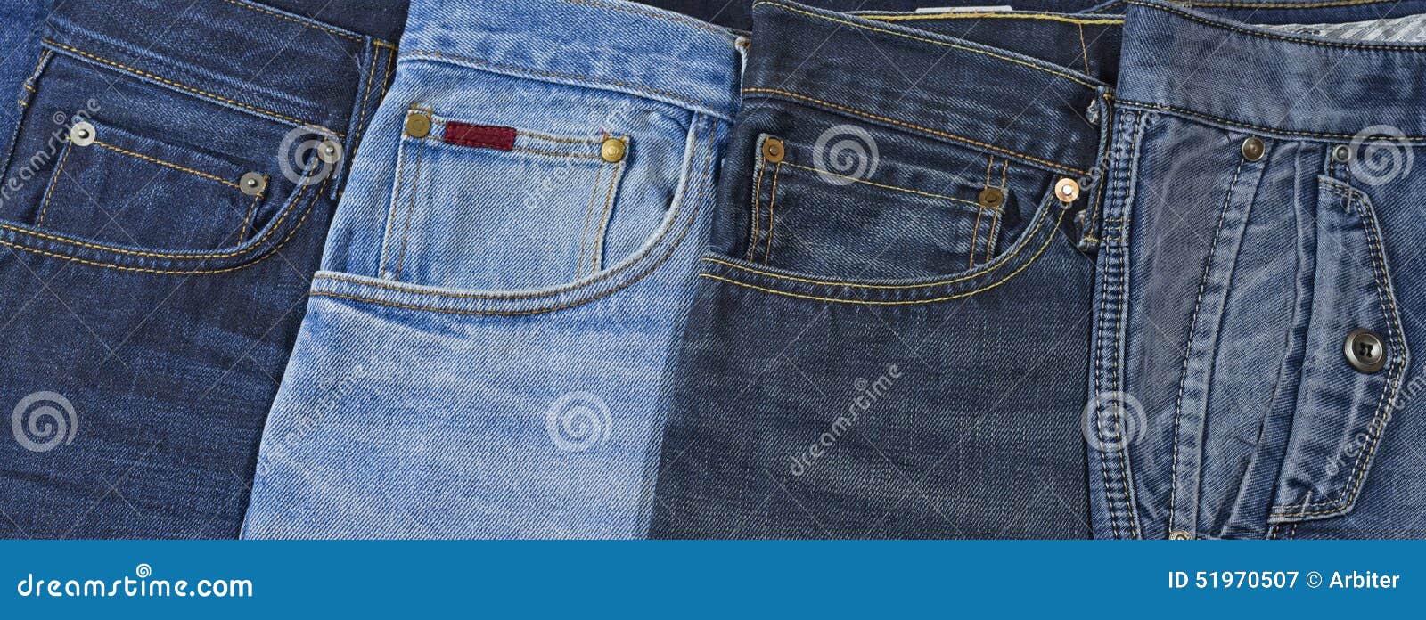 Jeans pockets stock image. Image of seam, thread, pocket - 51970507