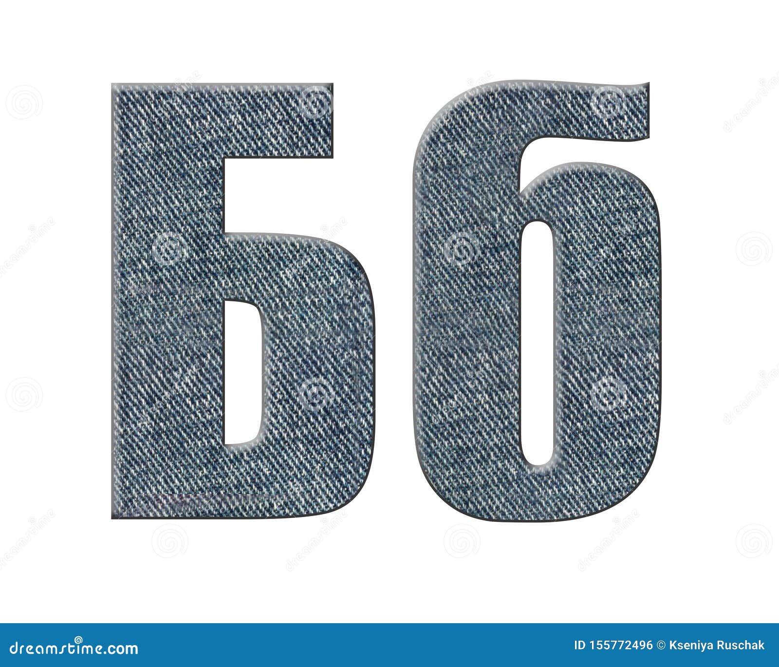 Jeans Russian, Ukrainian Abc. Letter B Stock Illustration ...