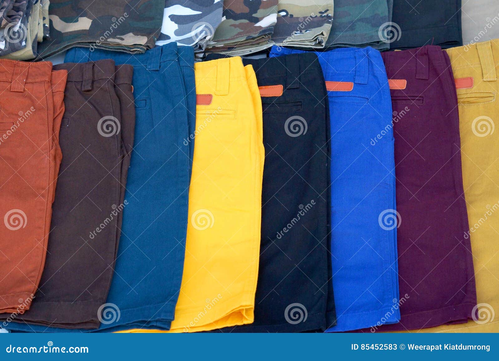 Jeans shorts stock image. Image of dressing, women, garment - 85452583