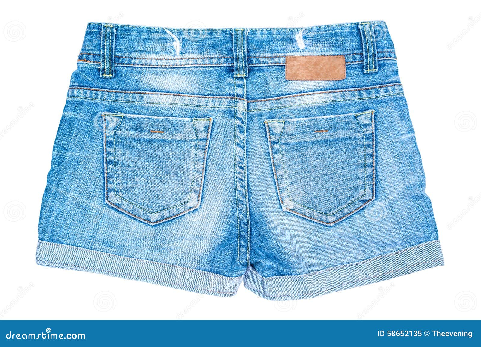 Jeans shorts stock image. Image of texture, comfortable - 58652135