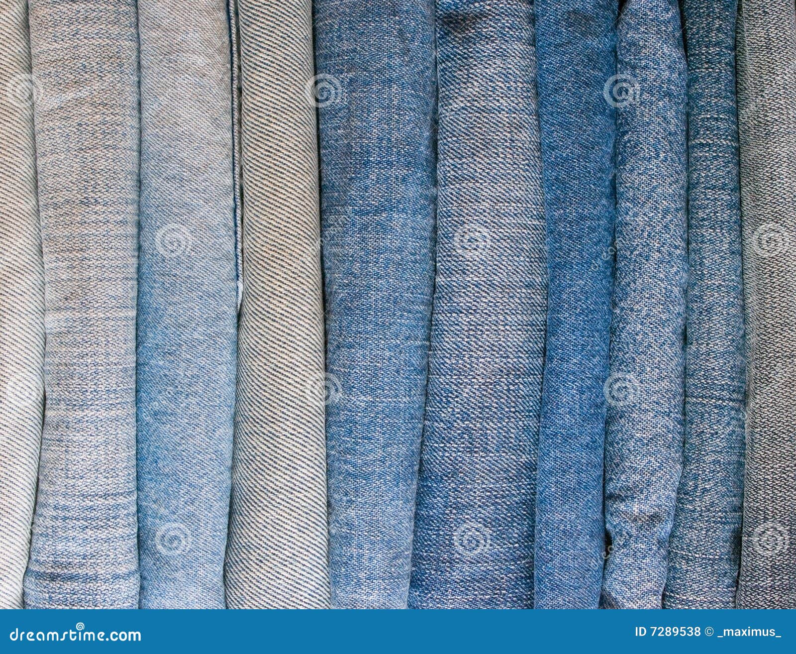Jeans stack stock photo. Image of textile, retro, blue - 7289538