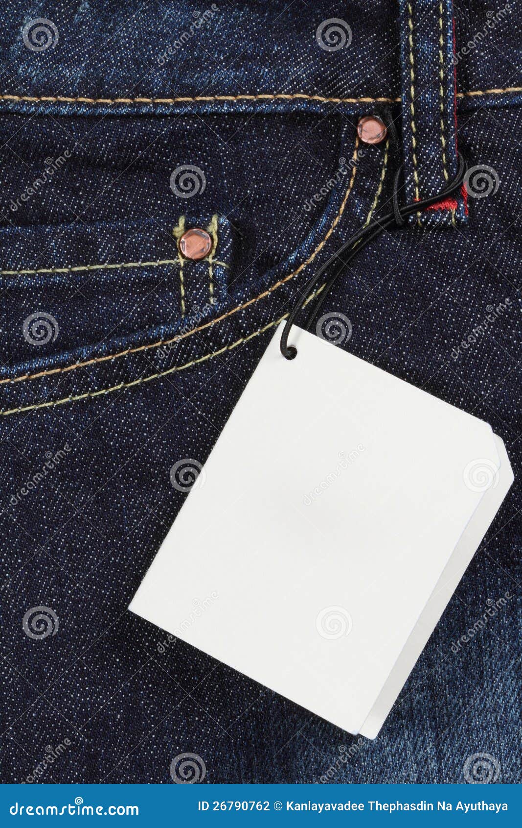 Jeans Tag stock photo. Image of admission, accessibility - 26790762