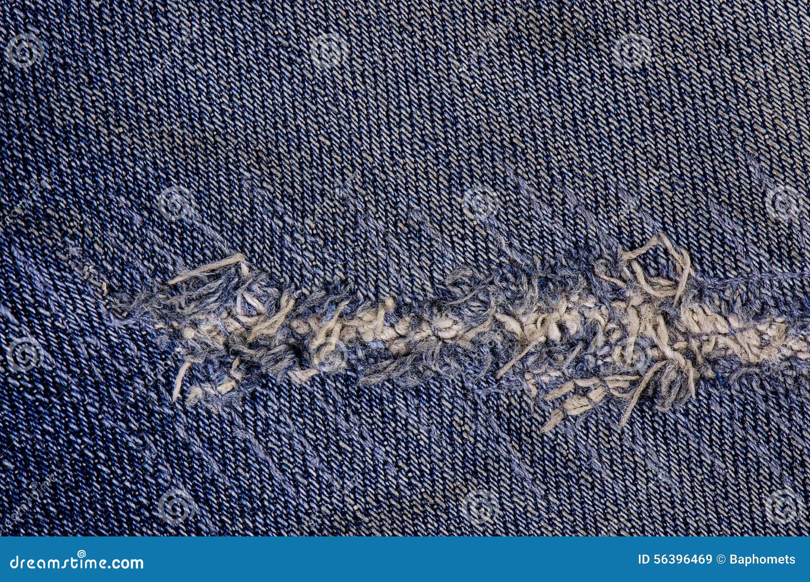 Jeans Texture or Background Denim Blue with Tear Stock Image - Image of ...