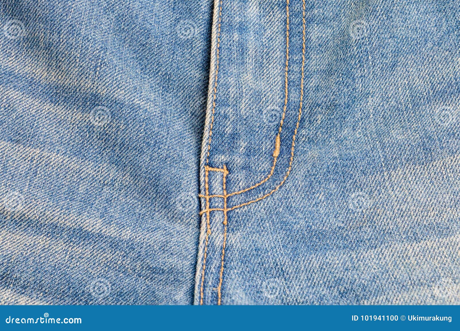 Jeans Texture Design and Seam Stitch of Front Stock Photo - Image of ...