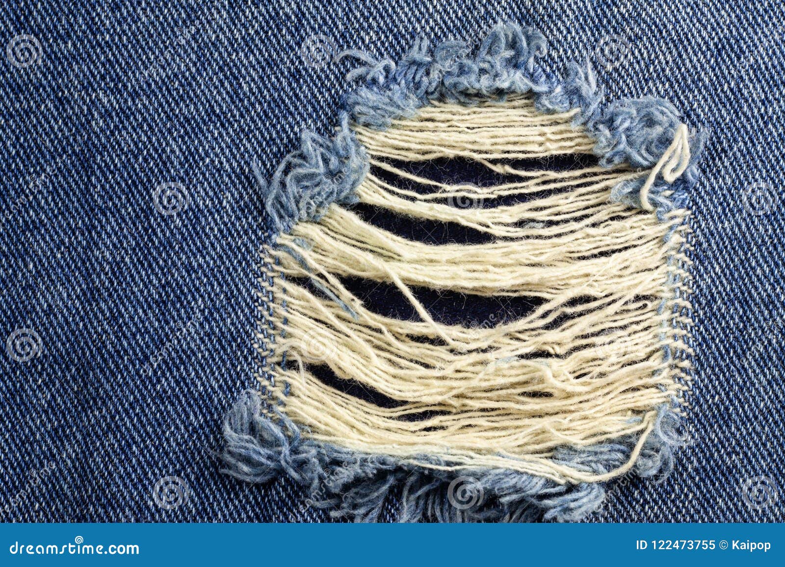 Jeans torn denim texture. stock image. Image of fashion - 122473755