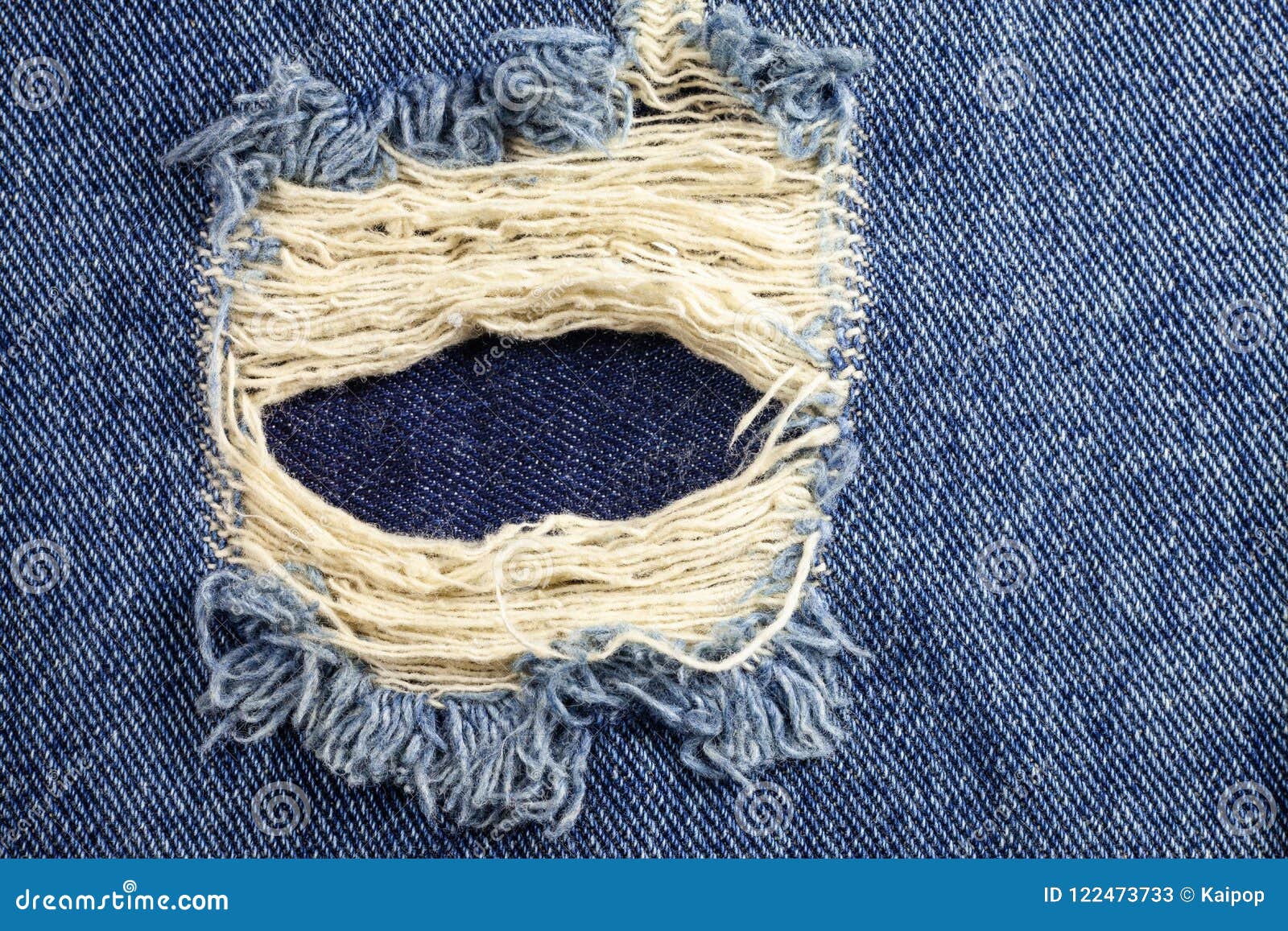 Jeans torn denim texture. stock image. Image of hole - 122473733