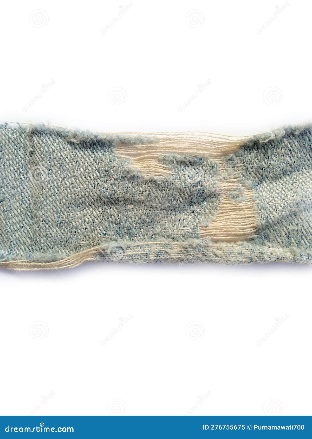 Jeans Torn Denim Texture. Ripped Destroyed Jeans Background Stock Image ...