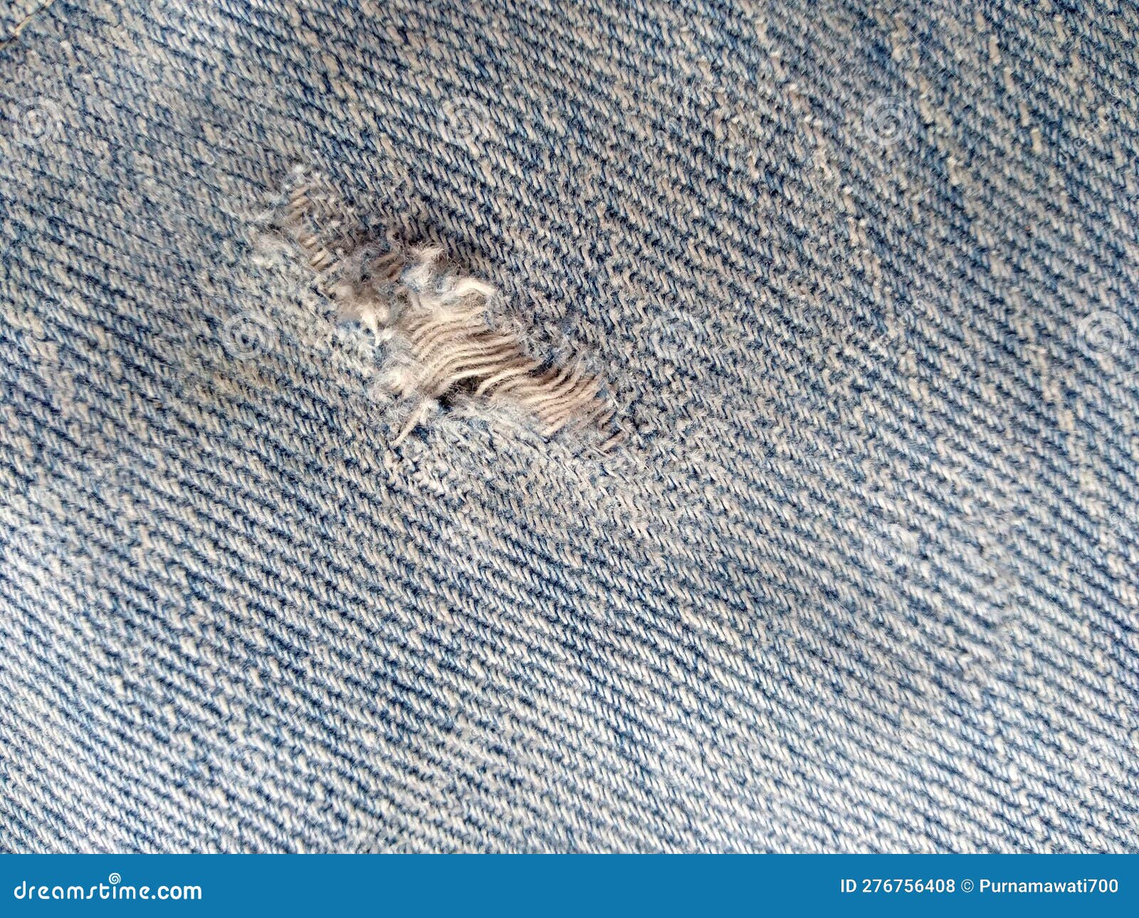 Jeans Torn Denim Texture. Ripped Destroyed Jeans Background Stock Photo ...