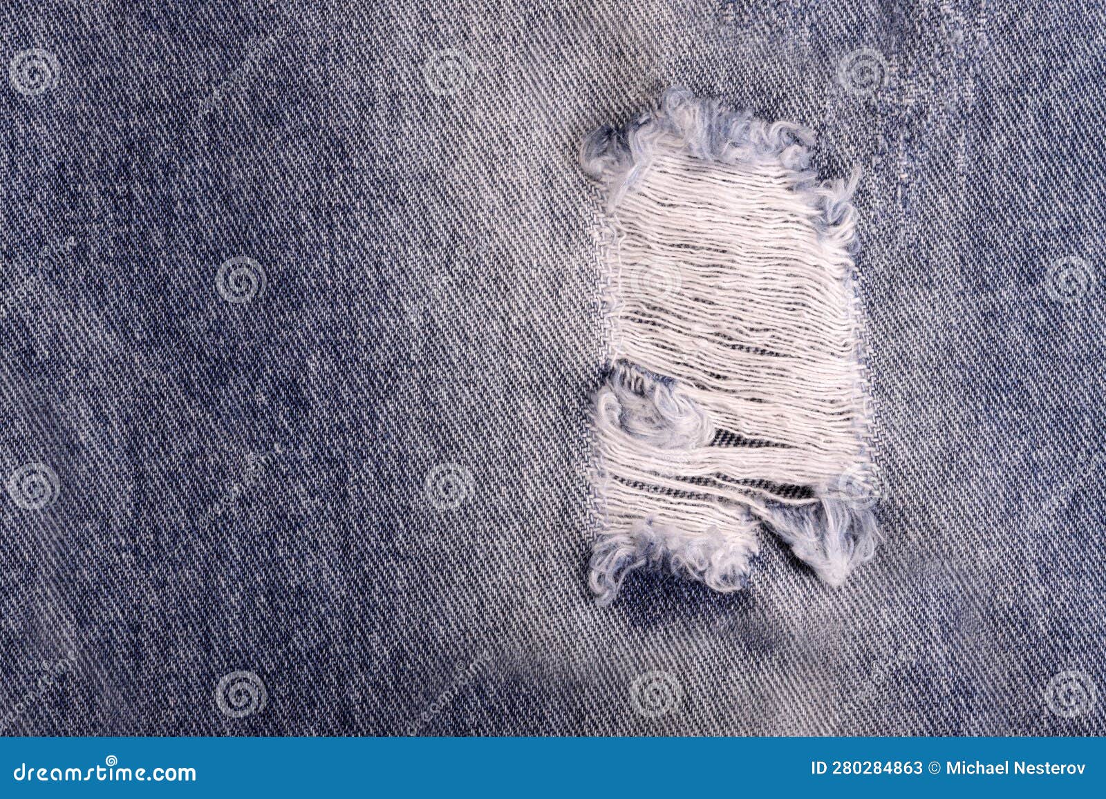 Jeans Torn, Hole Denim Texture Stock Image - Image of torn, thread ...