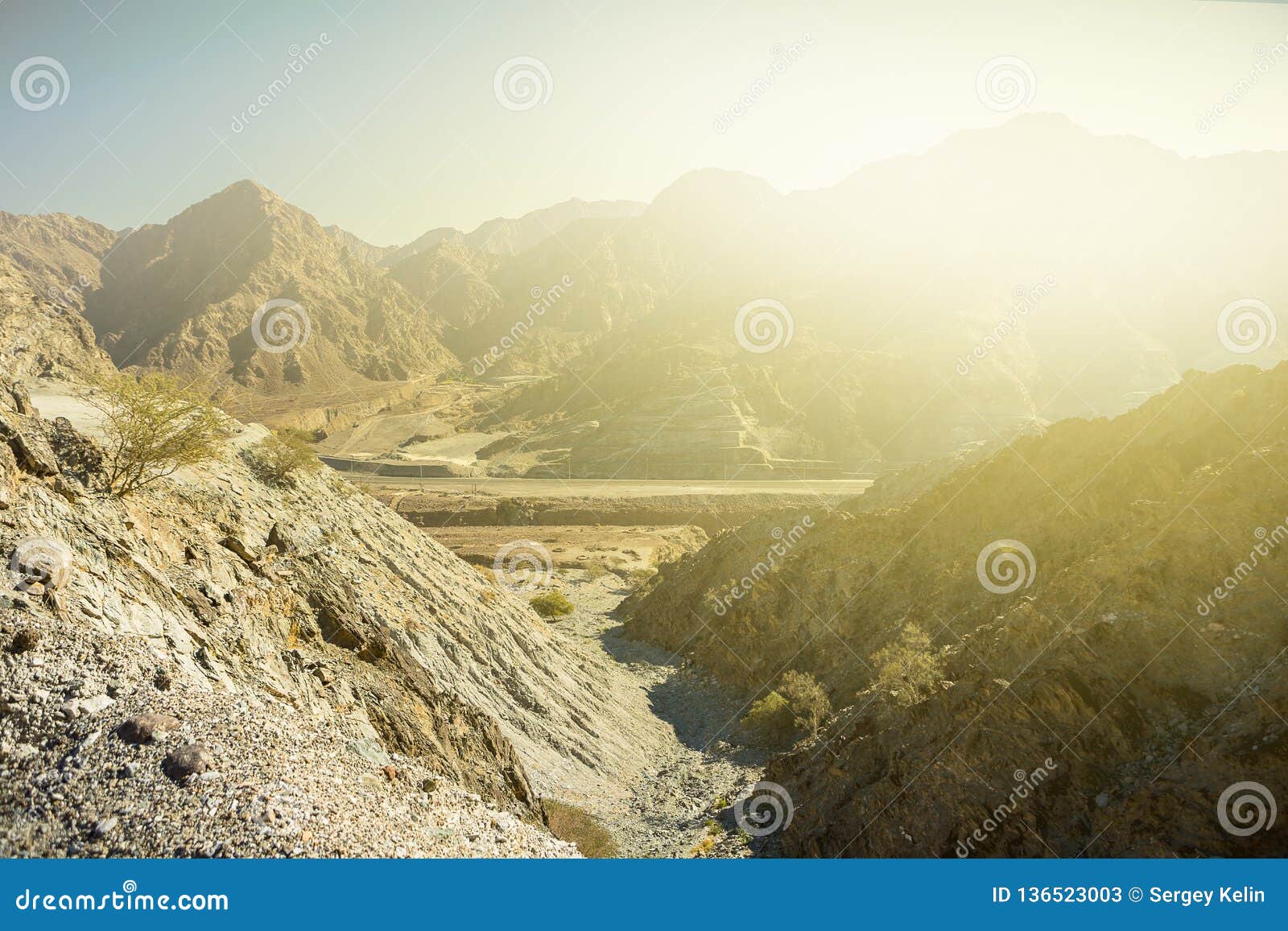 Jebel Jais Mountain Ras Al Khaima Stock Image - Image of mountain ...