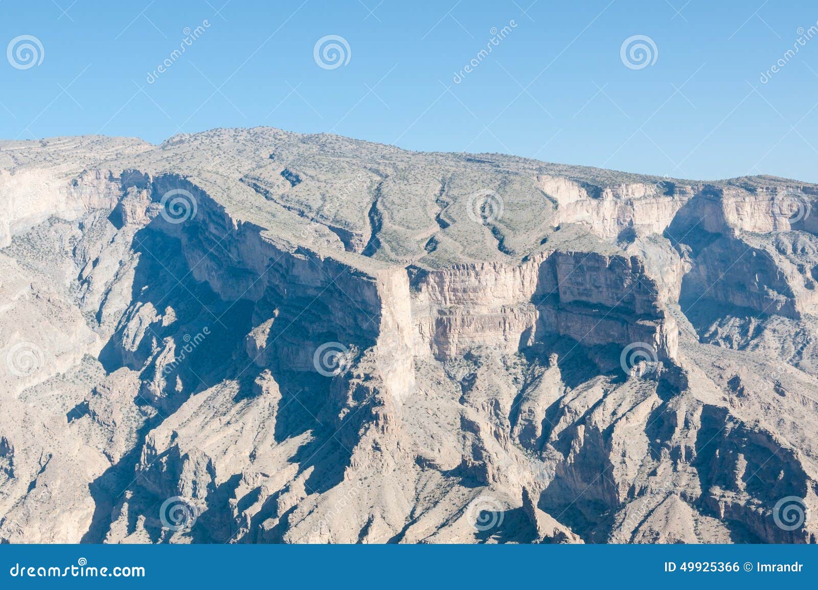 Jebel Shams stock photo. Image of road, landscape, grand - 49925366