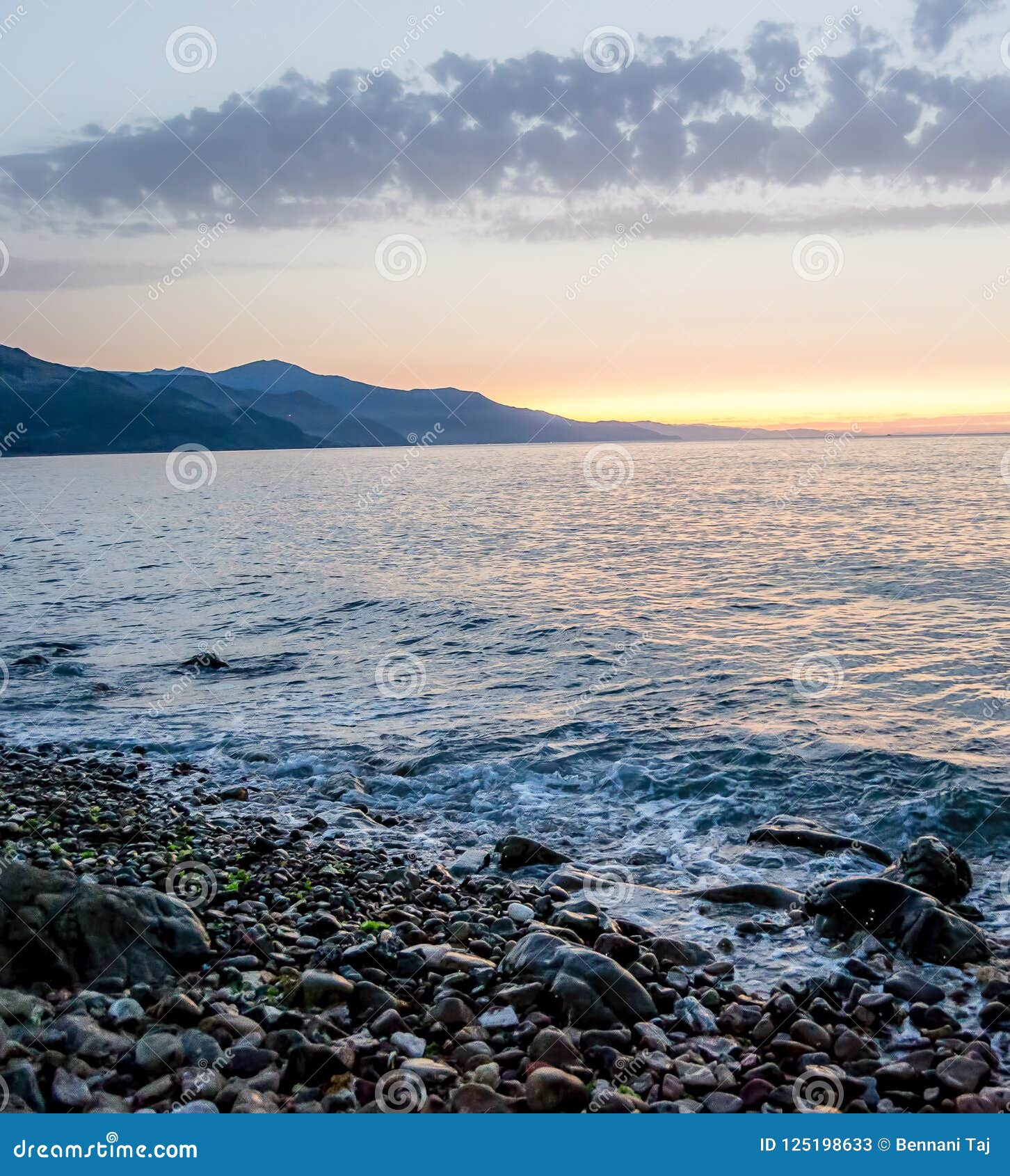 Jebha Harbor and Waves and Rocks Stock Image - Image of fourches ...