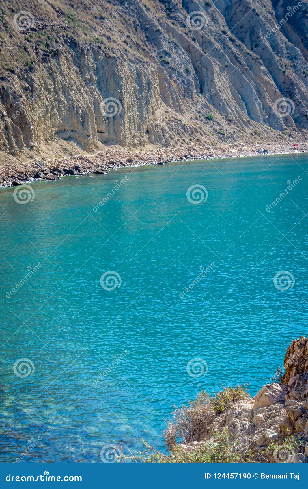 Jebha Island and Waves and Rocks Stock Photo - Image of climate ...
