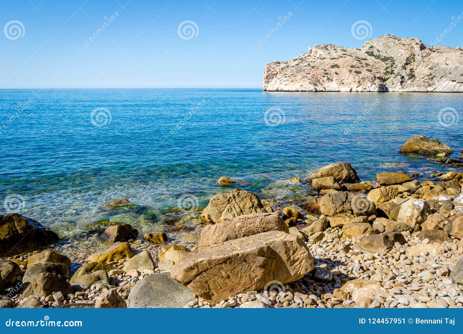 Jebha Island and Waves and Rocks Stock Image - Image of relaxation ...