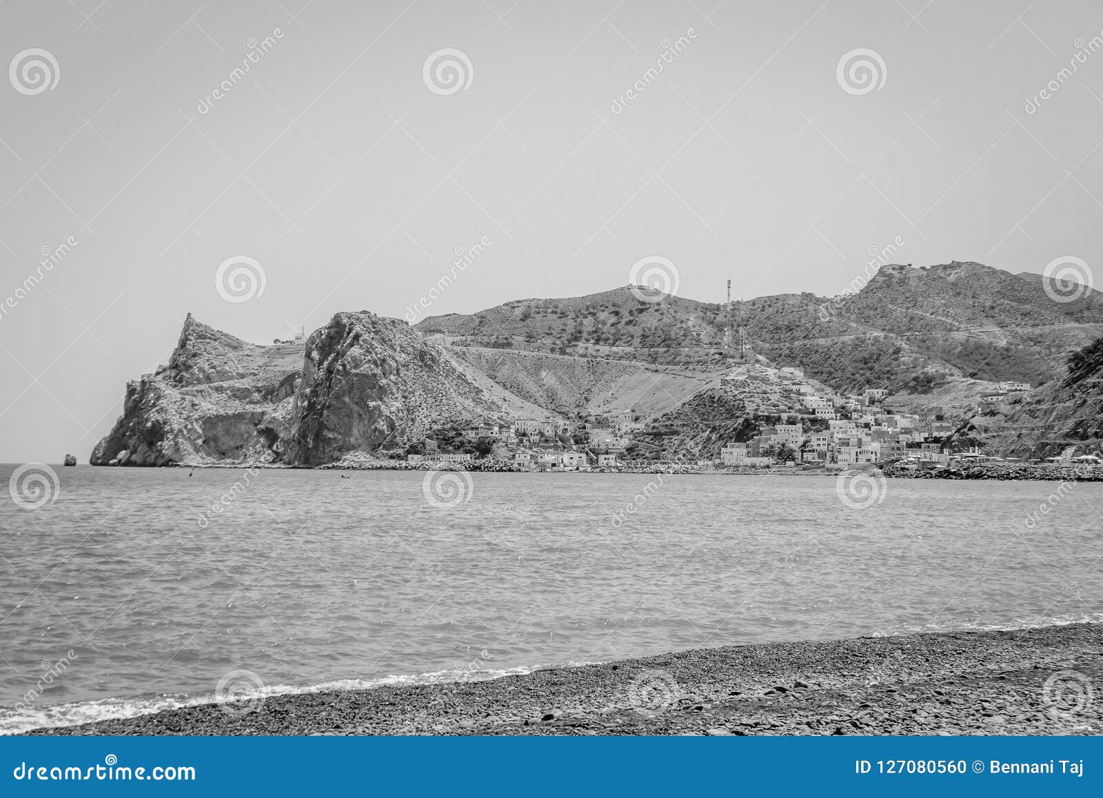 Jebha Island and Waves and Rocks Stock Photo - Image of relaxation ...