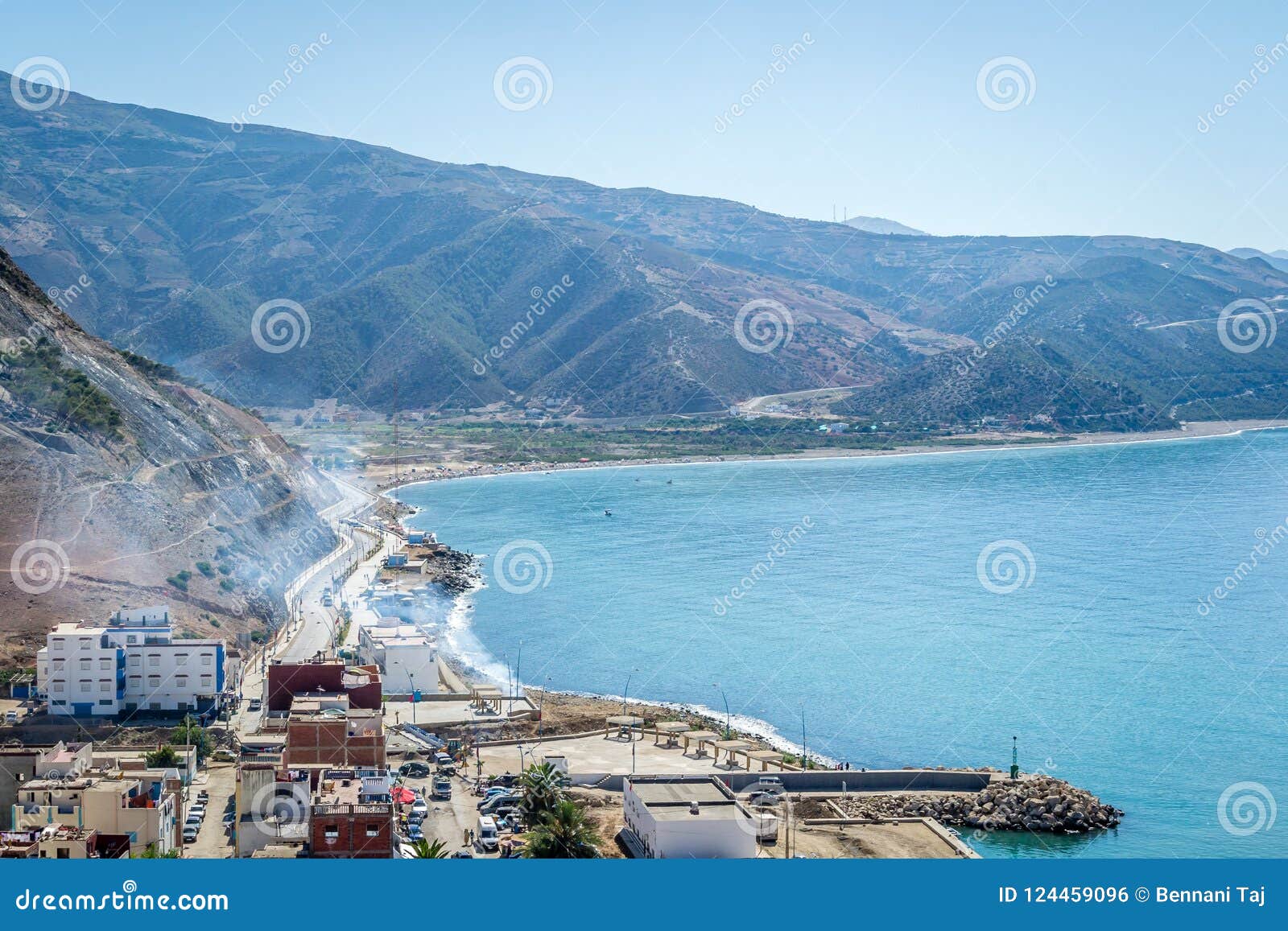 Jebha Island and Waves and Rocks Stock Photo - Image of beach, climate ...