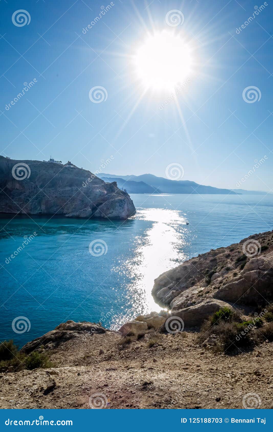 Jebha Island and Waves and Rocks Stock Image - Image of rocks, chair ...
